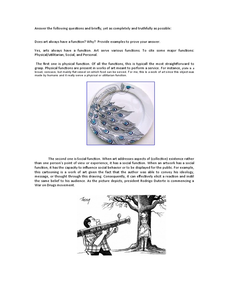 Assignment Function of Art | PDF | Aesthetics | Gender