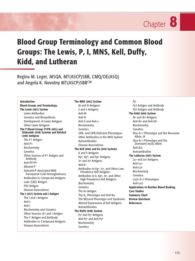 Blood Group Systems and Antibodies Overview | PDF | Blood Type ...