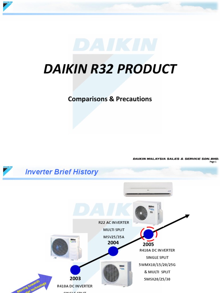 Daikin R32 Product 1 | PDF | Gases | Building Engineering
