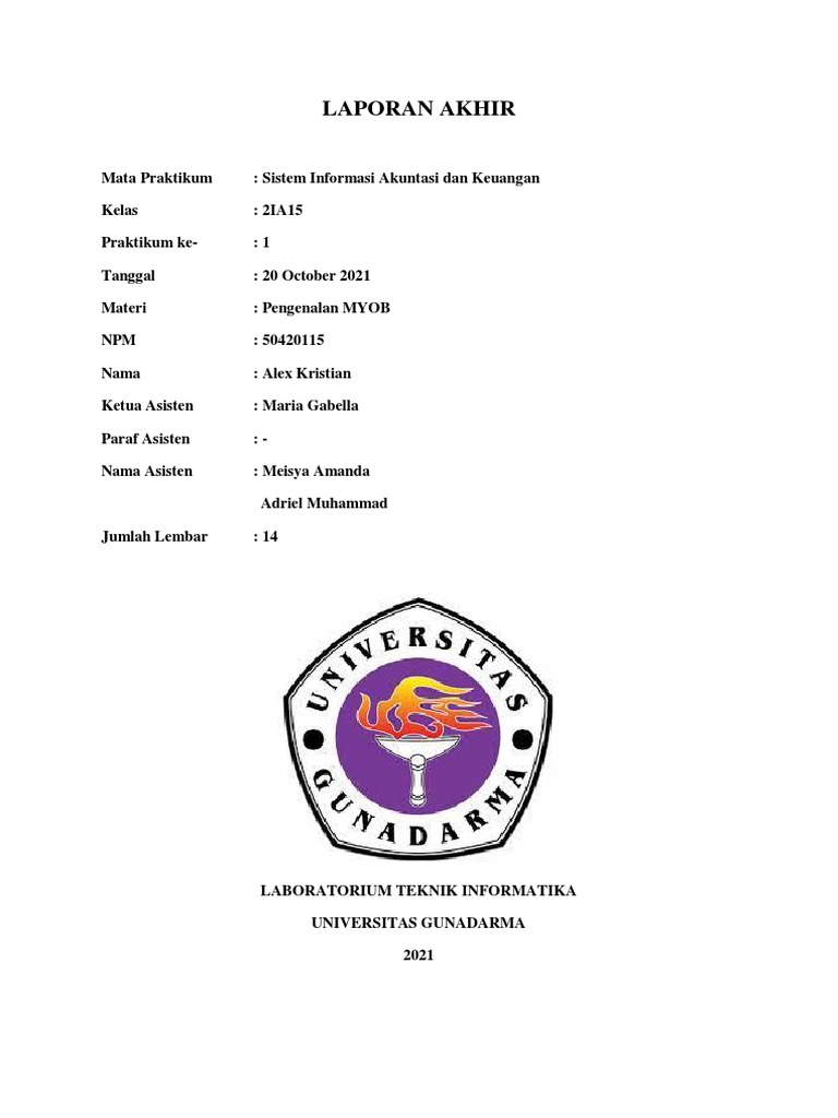 LA1 Alex Kristian 50420115 | PDF