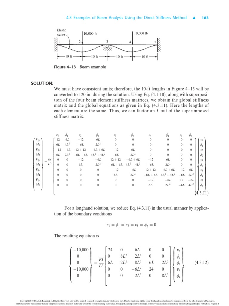 Figure 4-13 Beam Example: 4.3 Examples of Beam Analysis Using The ...