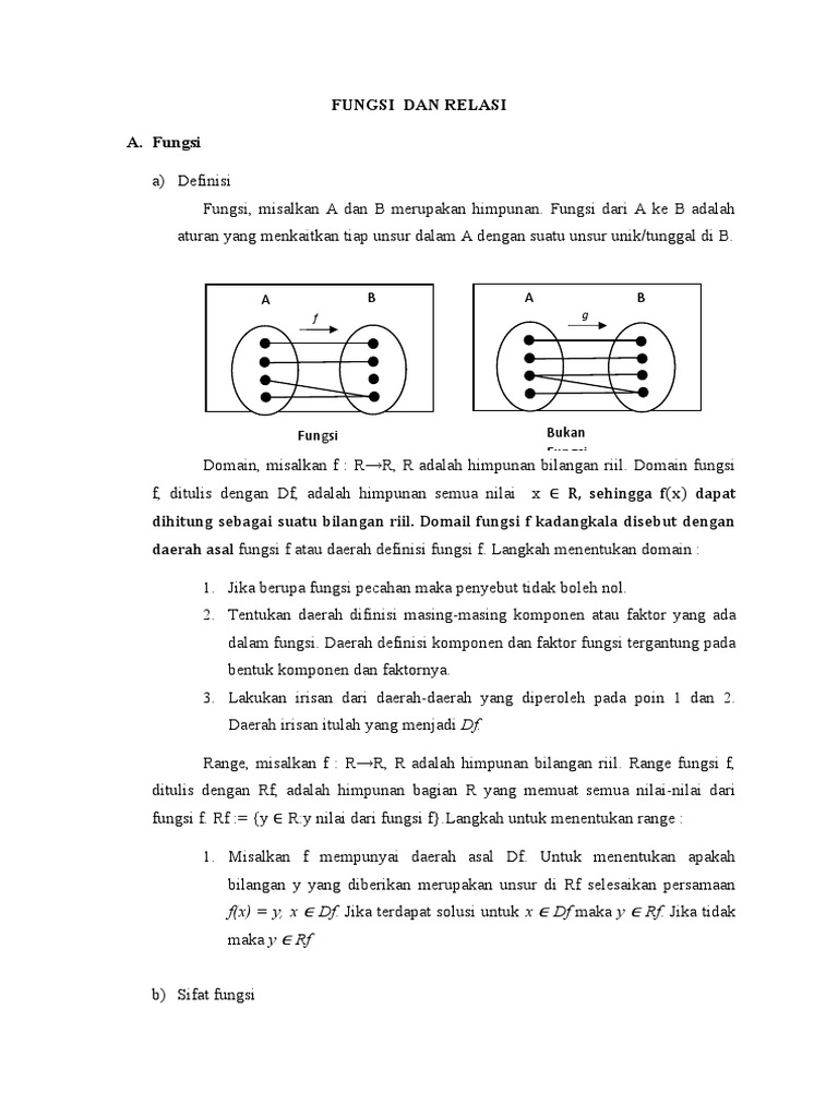 Bab 2 Fungsi&relasi | PDF
