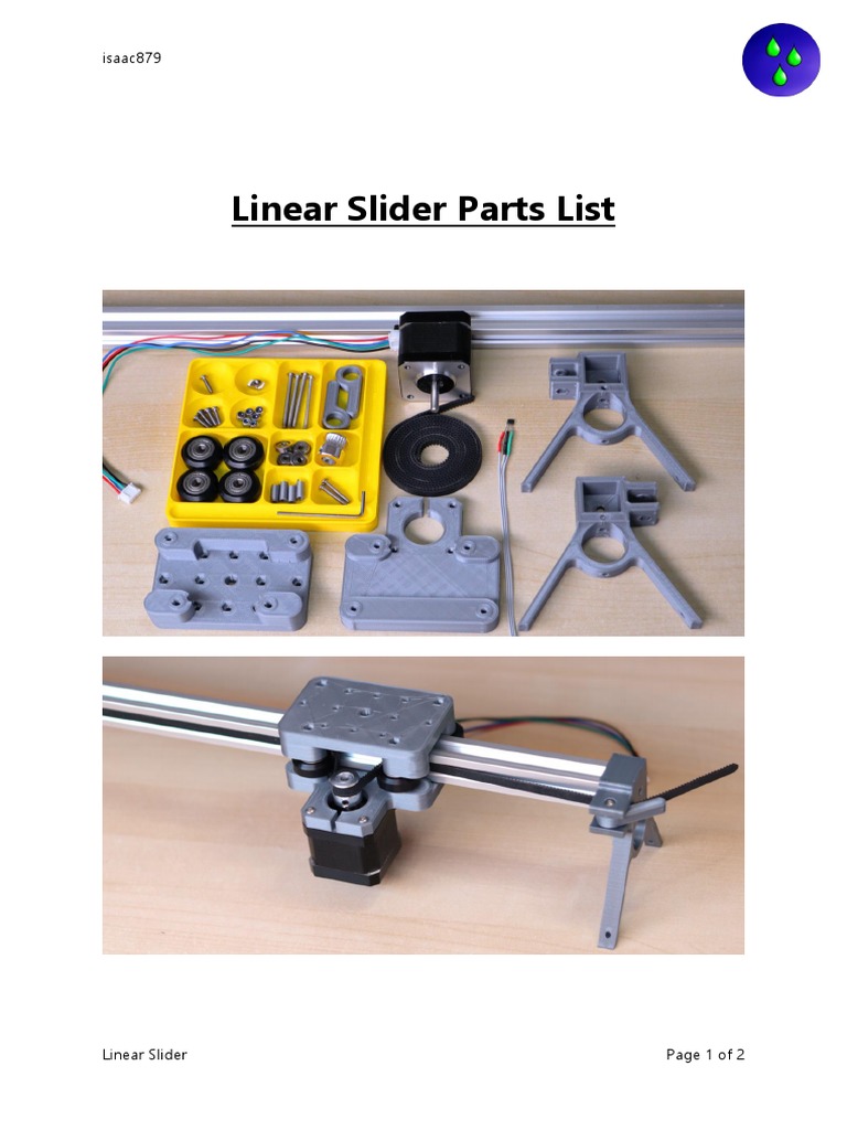Linear Slider Parts List | PDF