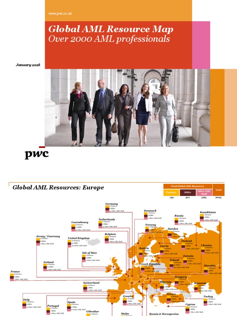 Global AML Resource Map Over 2000 AML Professionals | PDF ...