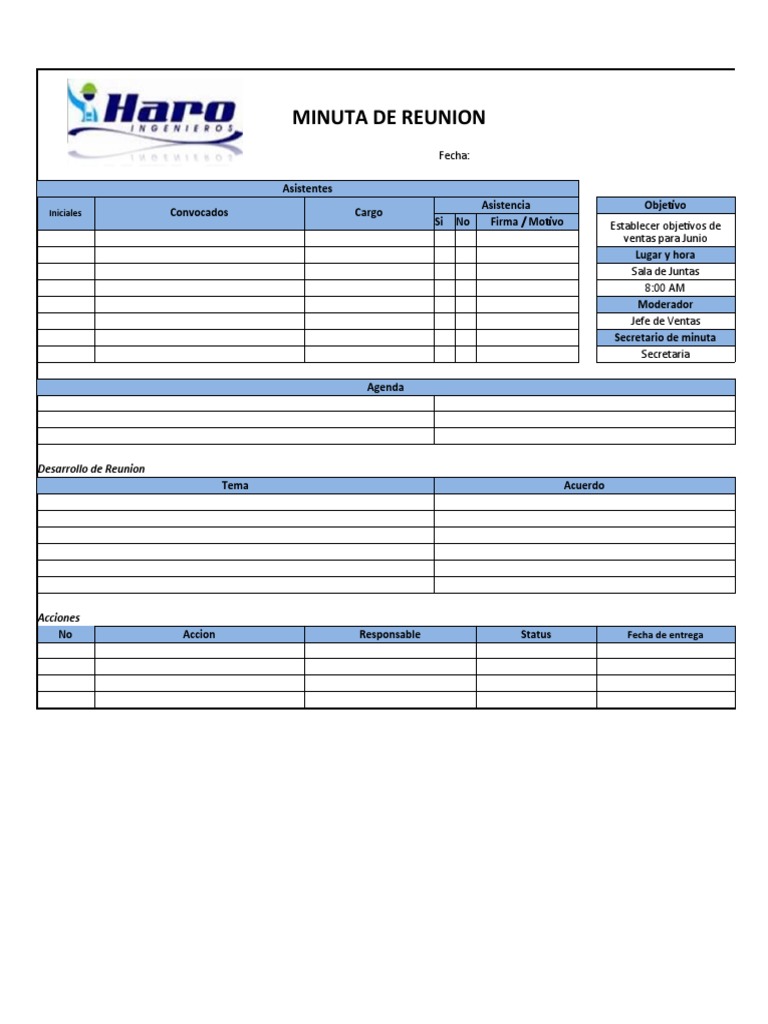 Formato Minuta | PDF