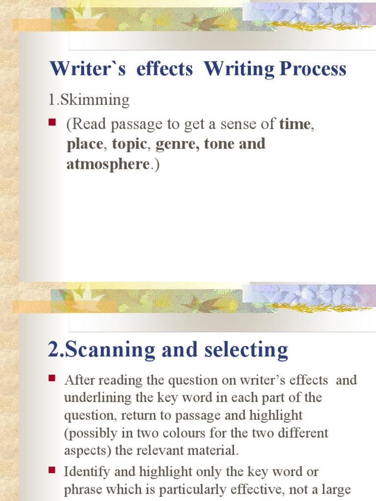 Writer's Effects PPT Final | PDF | Jungle | Metaphor