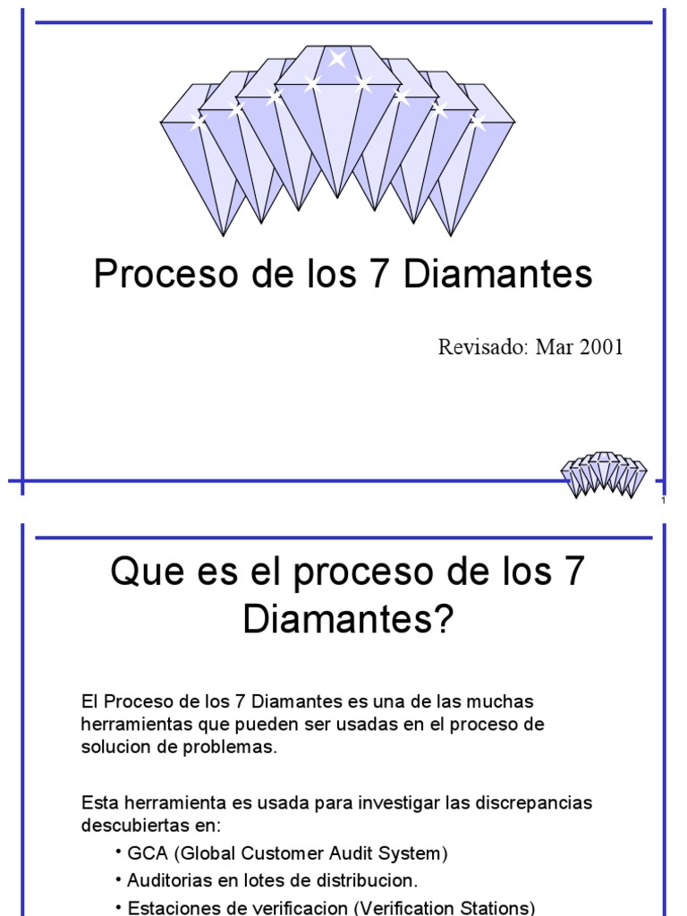Proceso 7 Diamantes | PDF | Ingeniería | Ciencia y Tecnología