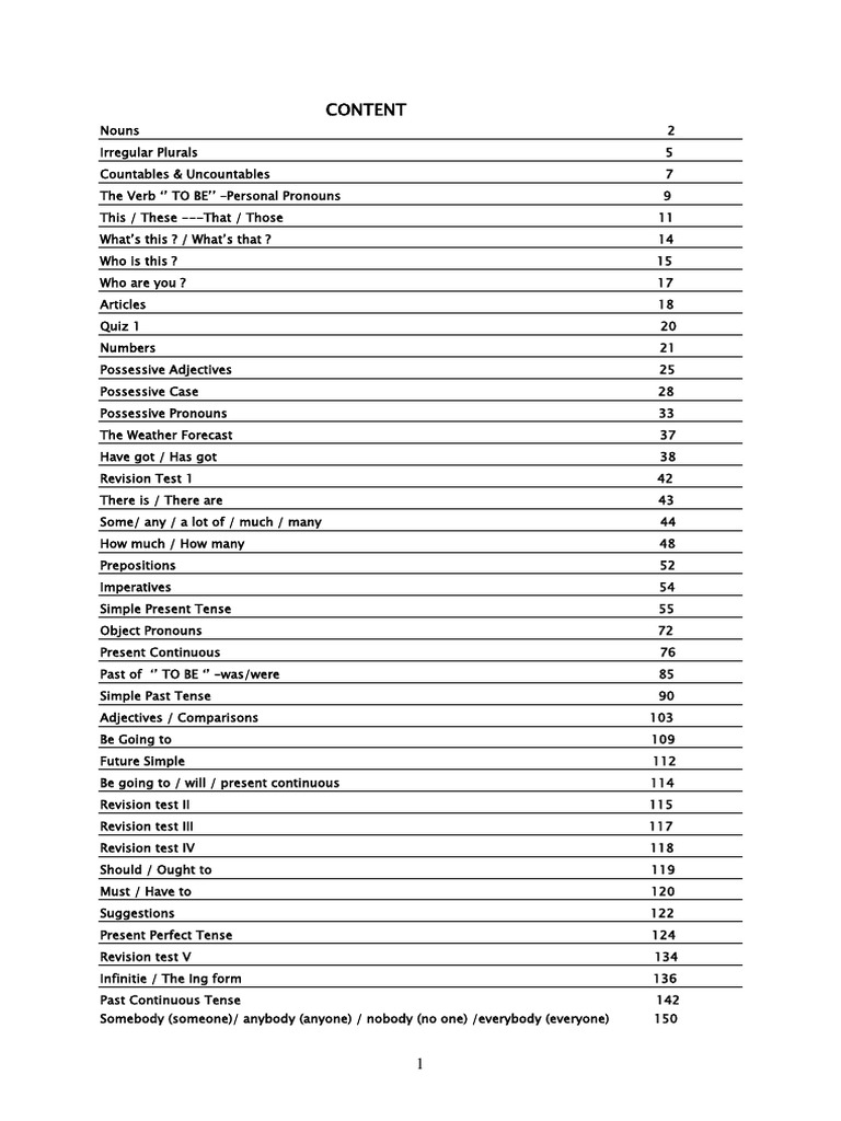 English With Three Words | PDF | Grammatical Number | Grammatical Tense