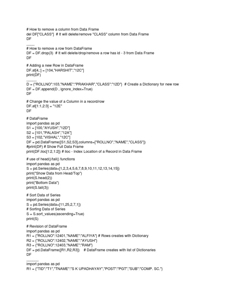 Sample QP For AISSCE Practical Exam IP | PDF