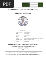 Laporan Fisika Dasar Viskositas Zat Cair | PDF