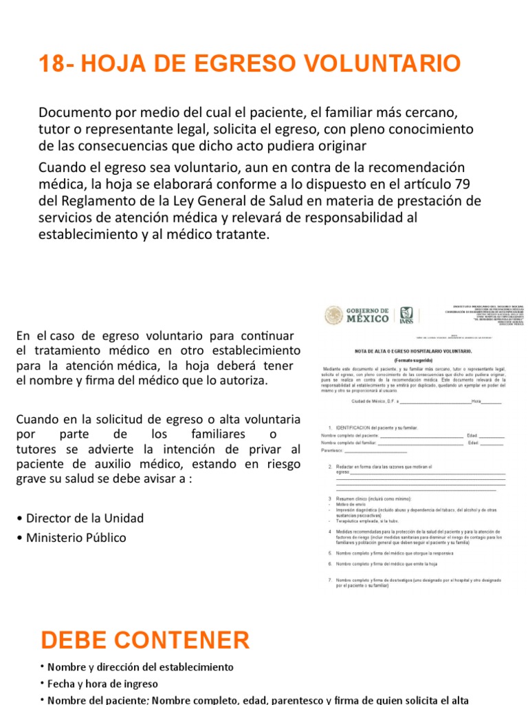 18-Hoja de Egreso Voluntario | PDF