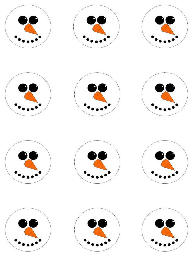 Macaron Sablon - Hóember Fej | PDF