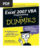 ExcelVBA Reference Guide | PDF | Visual Basic For Applications | Microsoft Excel