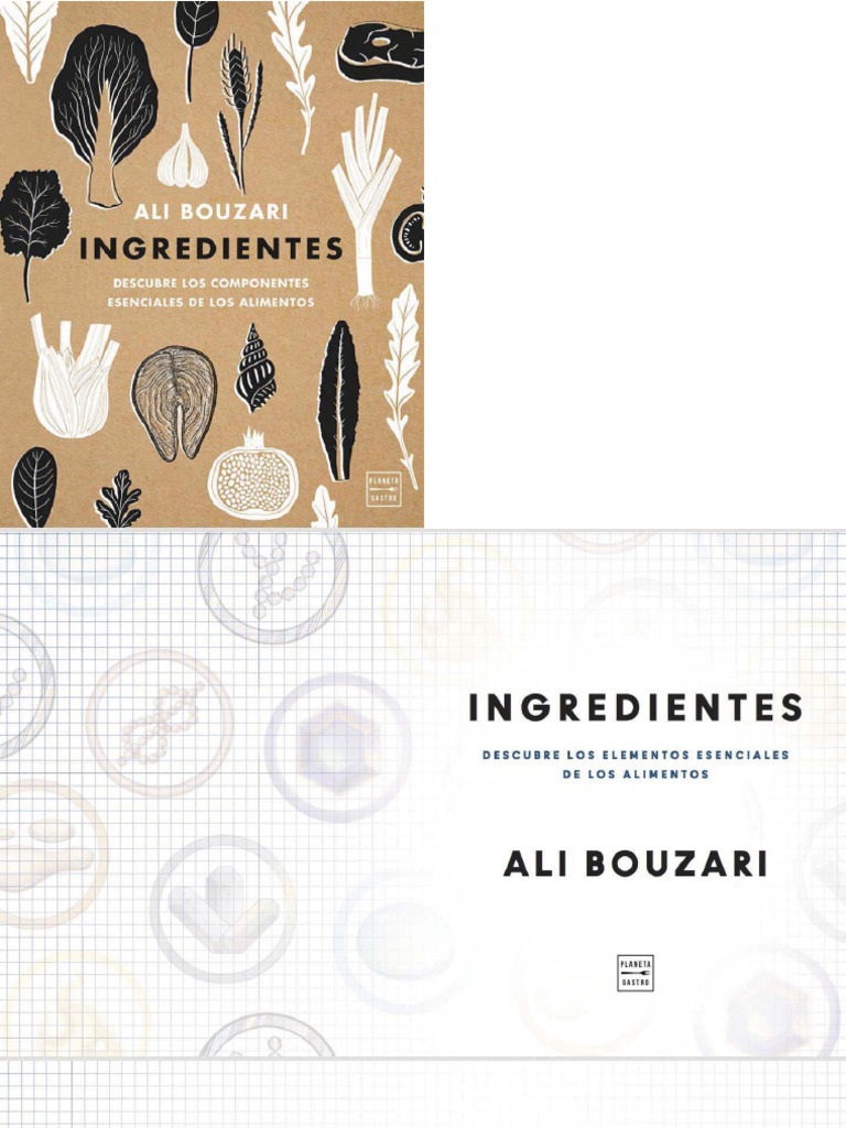 Ali Bouzari - Ingredientes | PDF | Agua | Alimentos