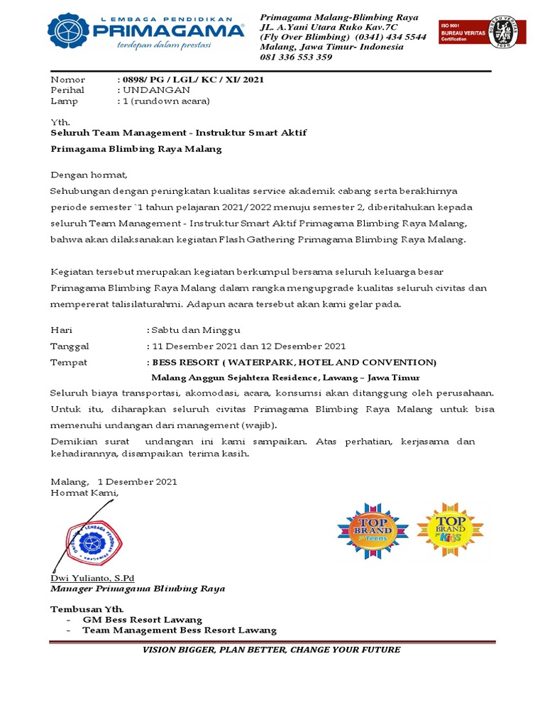 Undangan Gathering 2021 New | PDF