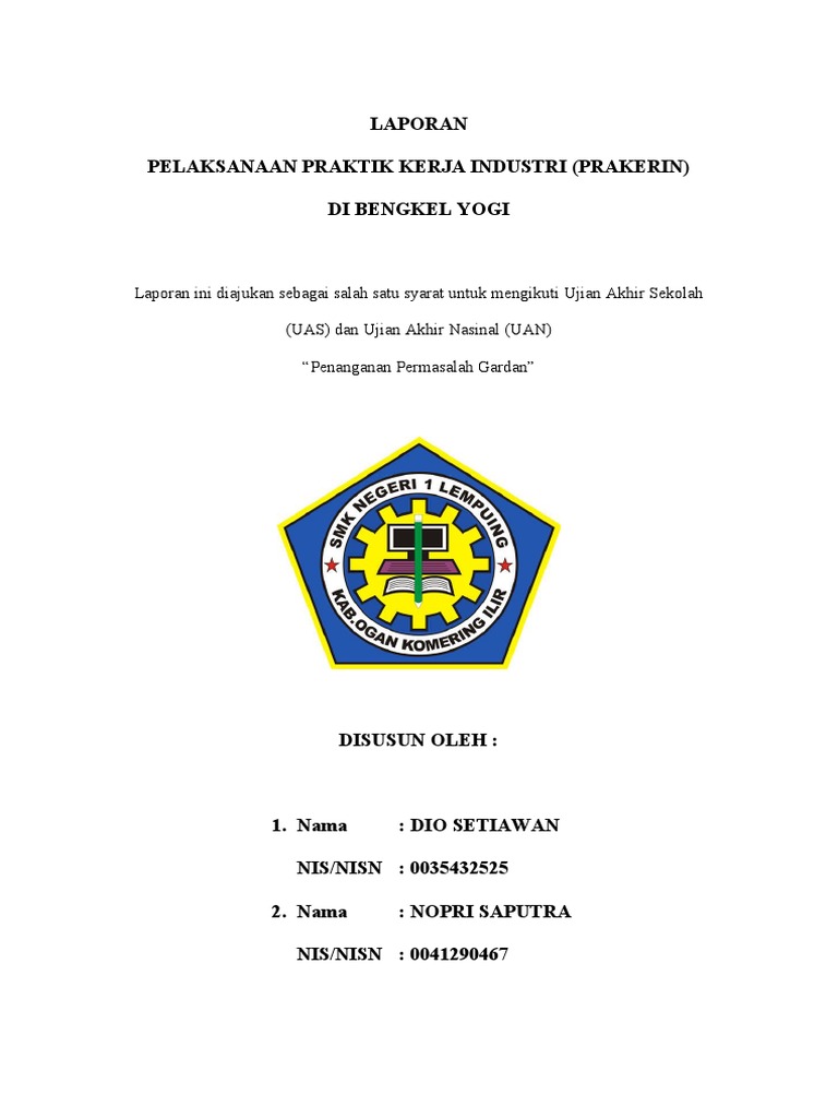 Penanganan Gardan di Bengkel Yogi | PDF | Bisnis | Teknologi & Rekayasa