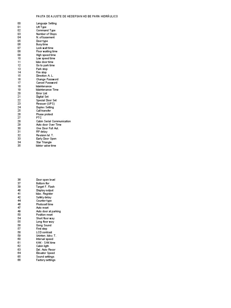 Pauta para Ajuste de Hedefsan HD Be | PDF | Technology & Engineering