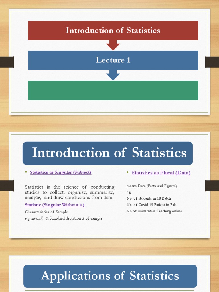 Introduction To Statistics | PDF | Statistics | Statistical Inference