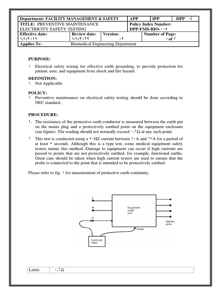 Preventive Maintenance for Electrical Safety | PDF | Safety ...