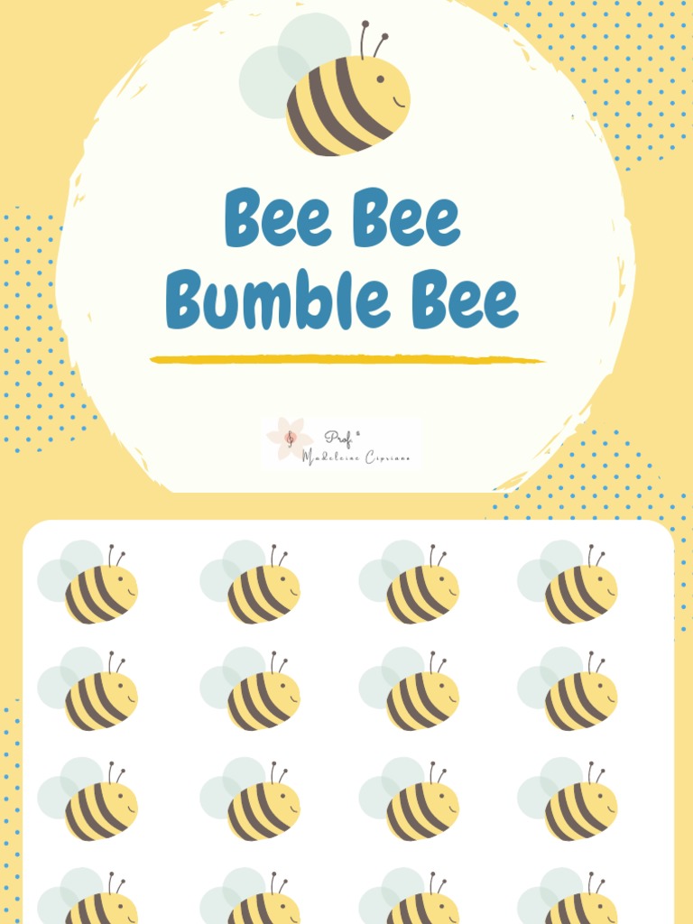 Bee, Bee Bumble Bee - Musicograma | PDF