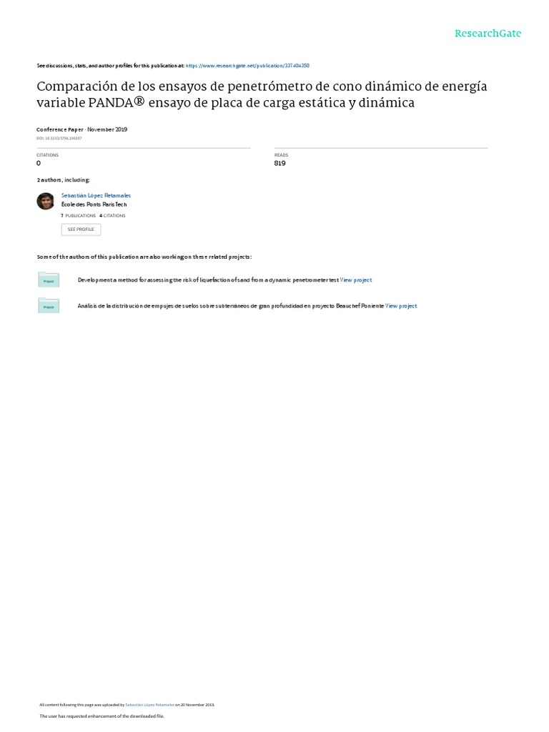 Comparacion de Equipos DCP y DCP Panda | PDF | Calibración