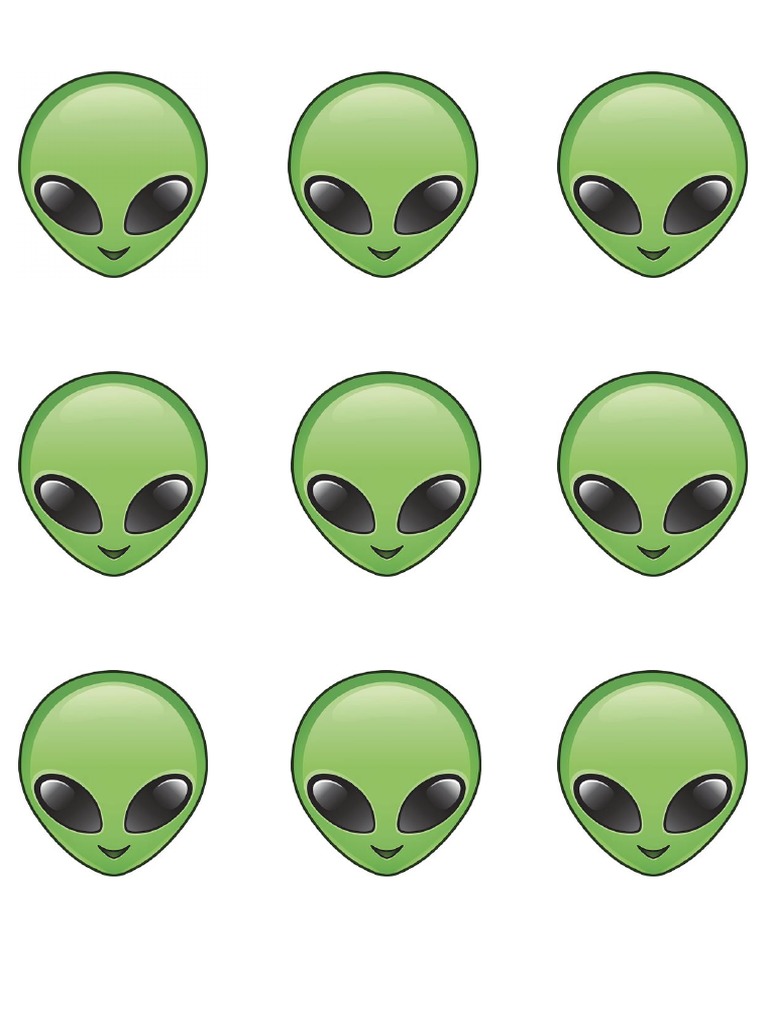 Macaron Sablon - Alien Head | PDF