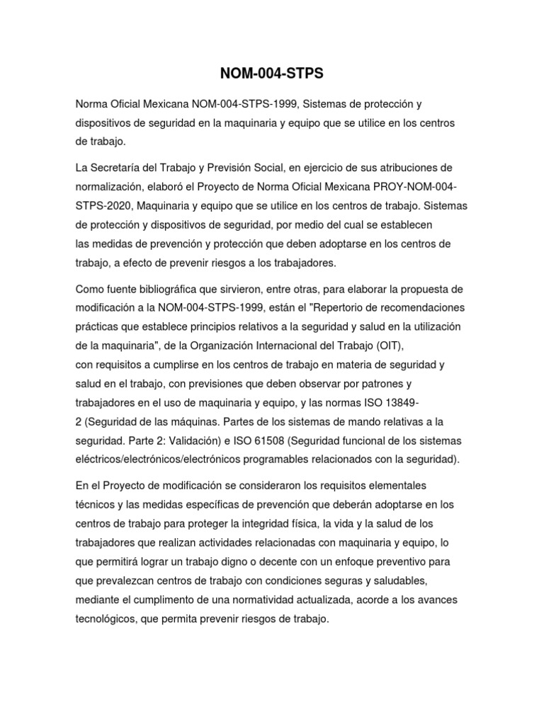 Resumen de Las Normas STPS | PDF | Presión | México
