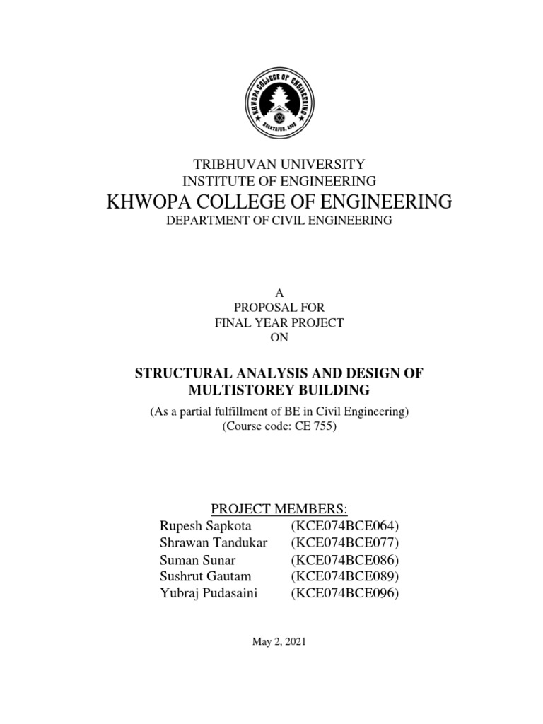 Dragon Fyp Structure | PDF | Structural Load | Earthquake Engineering
