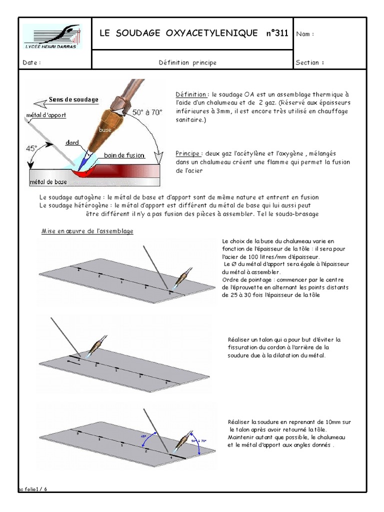 Soudage Oxy Acet | PDF | Construction | Soudage
