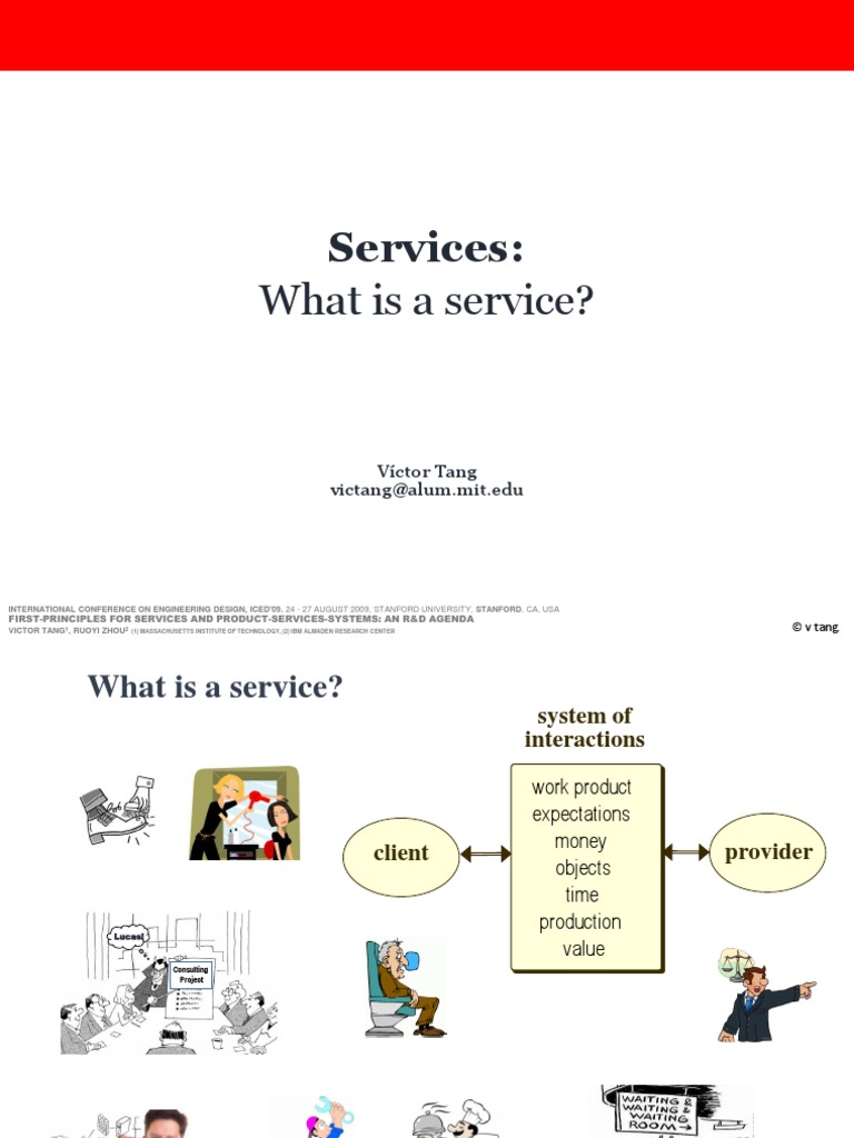 Services:: What Is A Service? | PDF | Scientific Method | Paradigm