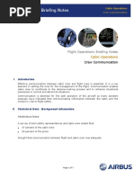 Preflight Briefing Checklist | PDF | Flight Attendant | Aviation