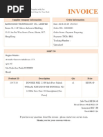 Invoice TNT | PDF | Invoice | Payments