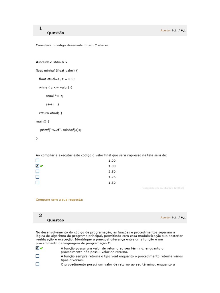 Algoritmos de ordenação em C | PDF | Algoritmos | Matemática aplicada