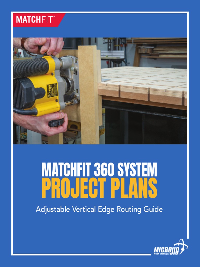 Adjustable Vertical Edge Routing Guide: Project Plans for an Edge ...