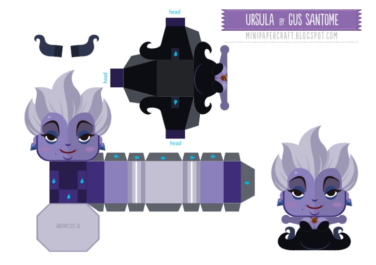 Ursula MiniPapercraft by Gus Santome | PDF