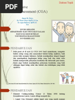 Comprehensive Geriatric Assessment (CGA) | PDF
