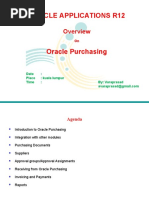 Oracle R12 - P2P Setup: Purchasing Setups | PDF