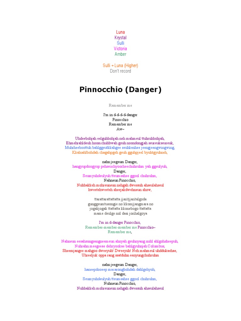 Pinocchio | PDF