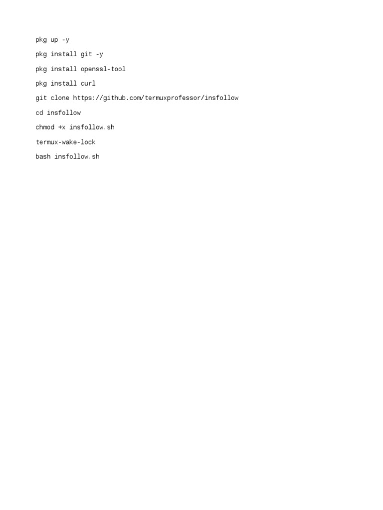 Comandos Instagram | PDF