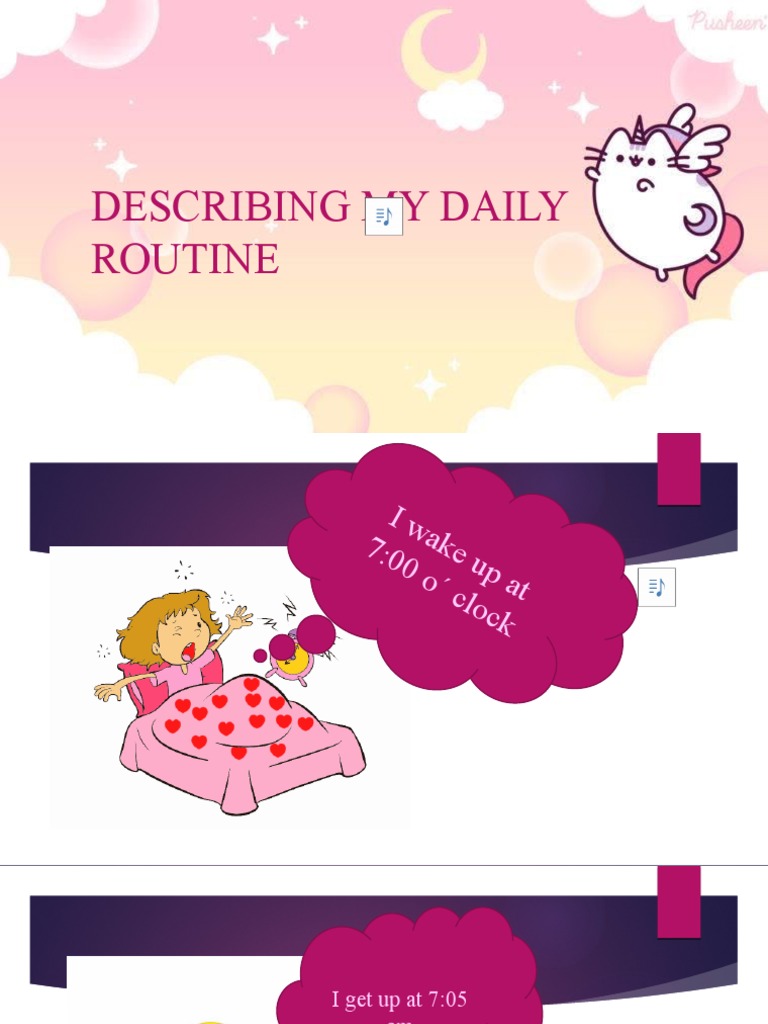 Describing My Daily Routine | PDF