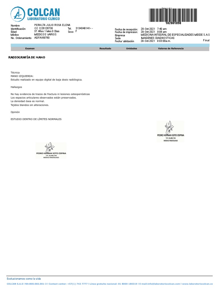 Resultados Colcan | PDF
