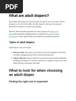 History of Pampers Brand Development | PDF | Diaper | Procter & Gamble