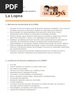 Qué Es La Lopna | PDF | Derechos de los niños | Convención de los ...