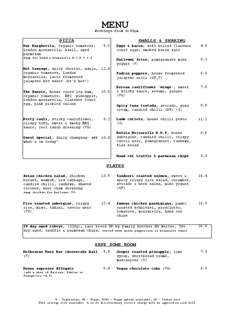 Barbie Green Menu | Download Free PDF | Sausage | Salad