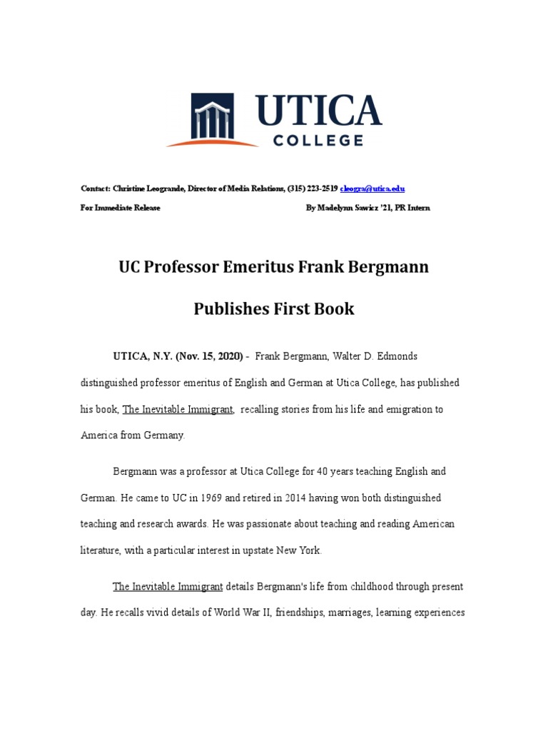 NR Frank Bergmann | PDF | Academia