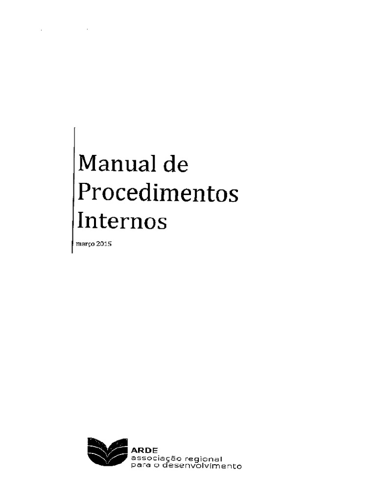 Manual de Procedimentos Internos | PDF