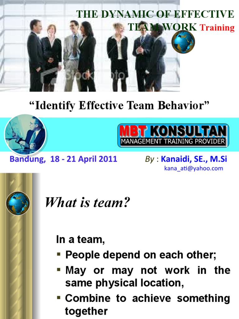Effective Team Behaveor | PDF | Emergence | Leadership