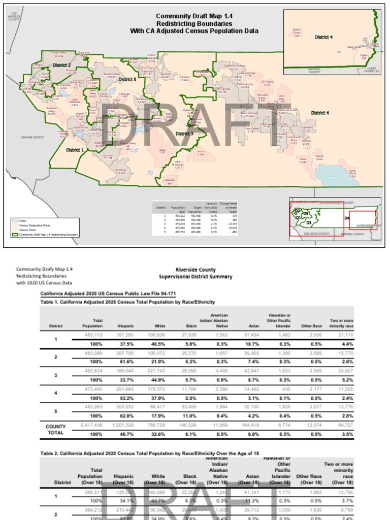 Riverside County Board of Supervisors Map 1.4 | Download Free PDF ...