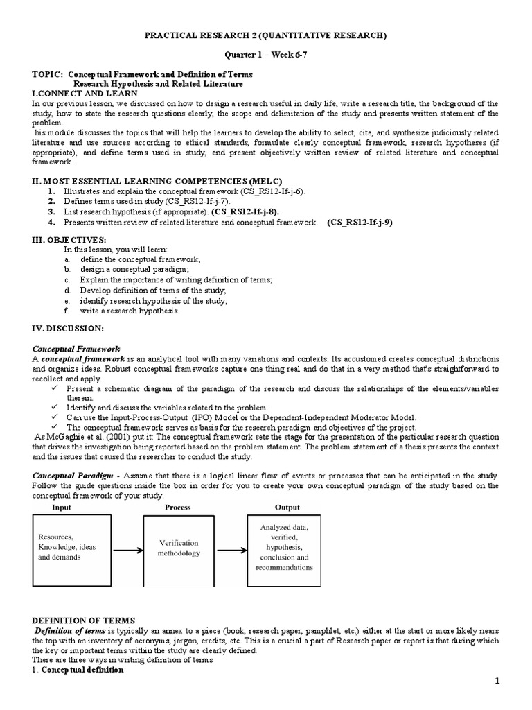 PR2 Q1 Week6-7 | PDF | Hypothesis | Citation