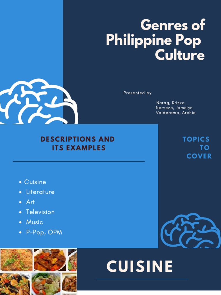 Philippine Pop Culture Genres Explained | PDF | Philippines